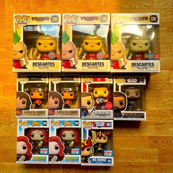 Funko | Toys | Funko Pops Lot Pack Descartes Layla Elfaouly Big Boss ...